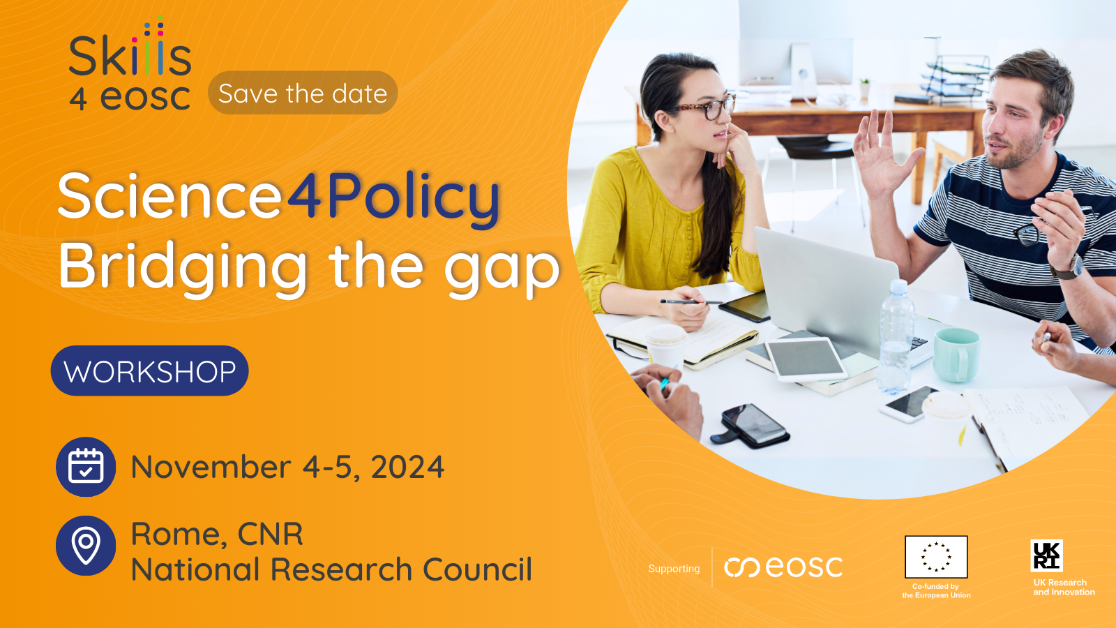Skills4EOSC Workshop: Science4Policy - Bridging the gap between ...